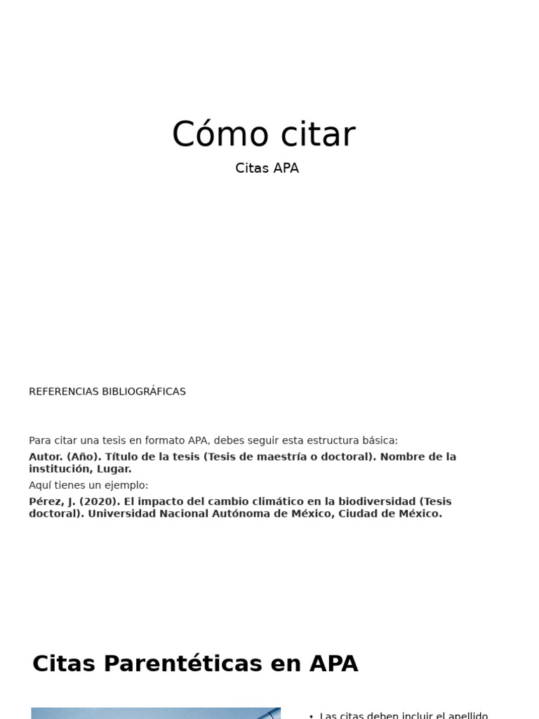 Cómo Citar | PDF