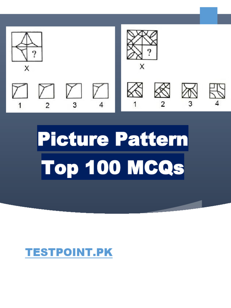 Picture Pattern MCQs | PDF