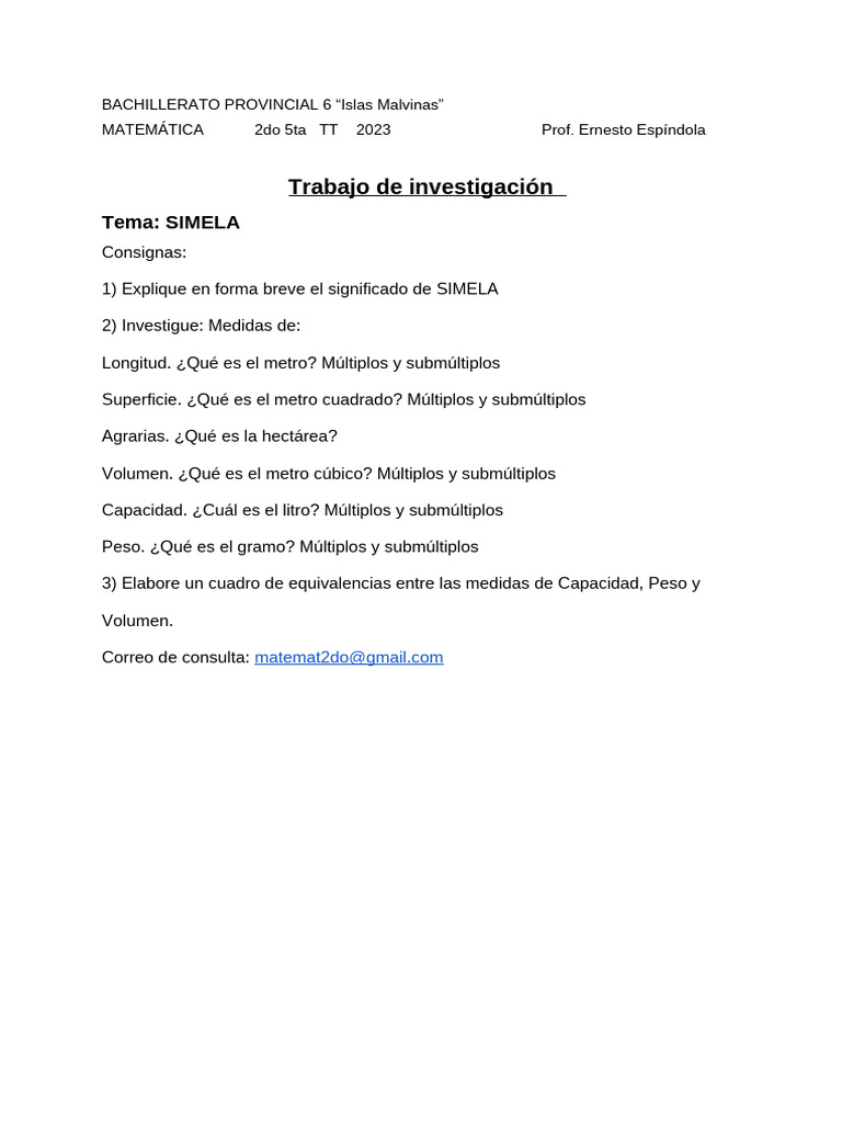 SIMELA | PDF | Litro | Metrología
