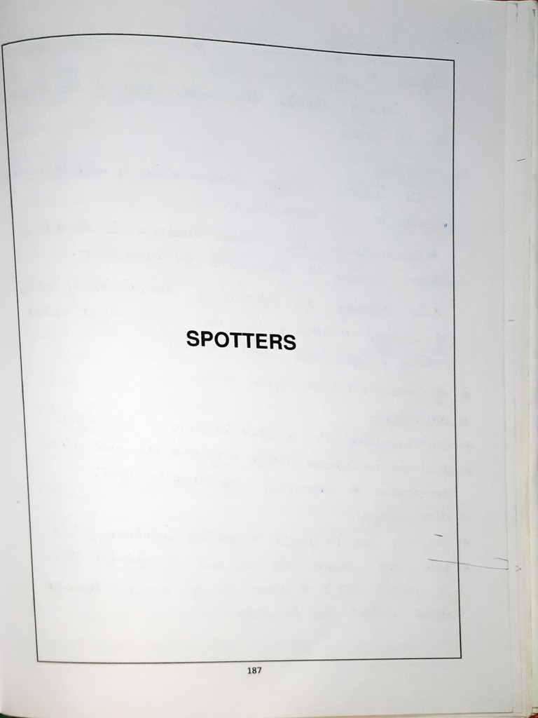 Spotters | PDF