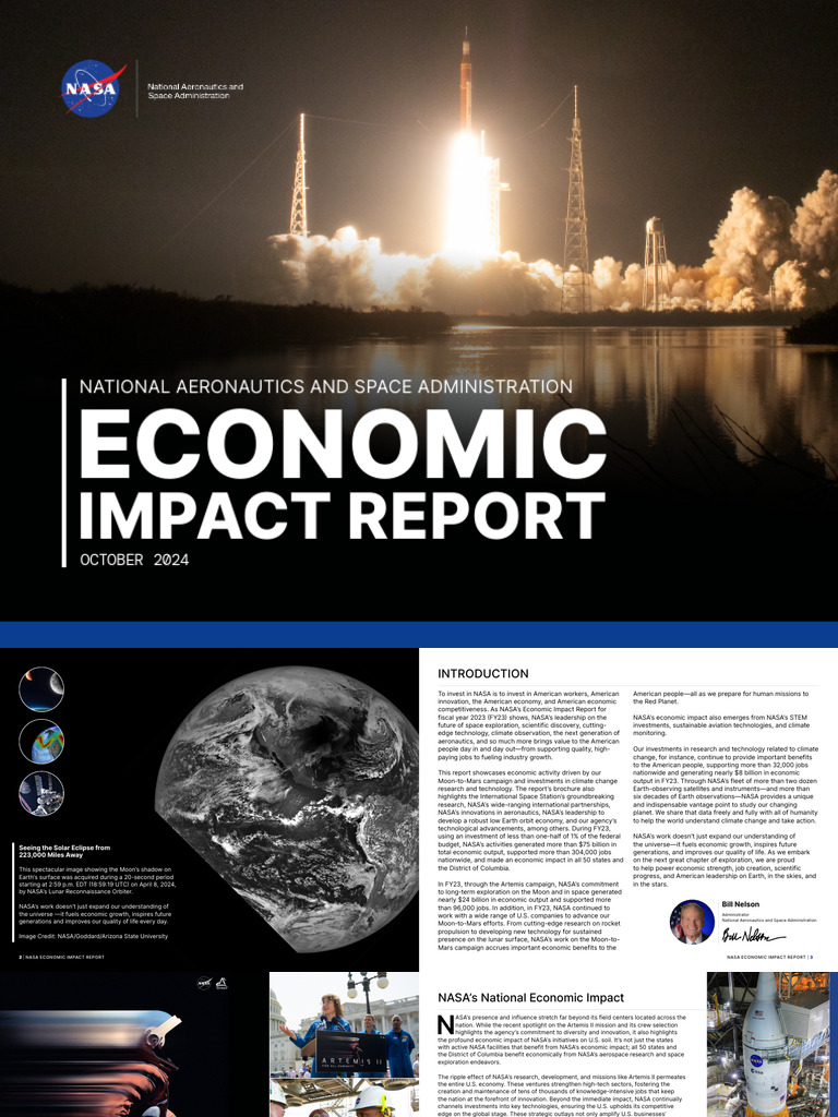 Nasa Economic Impact Report | PDF | Nasa | Moon