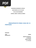 Programa de Erogaciones de Obra | PDF