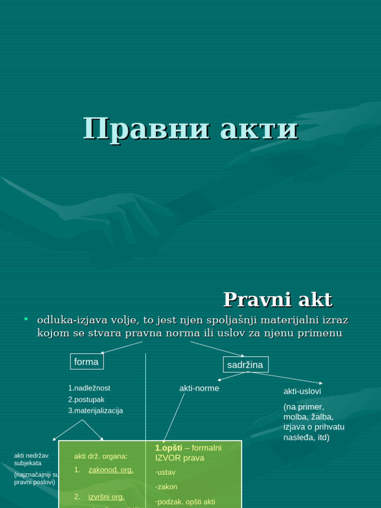Pravni Akt 2 | PDF