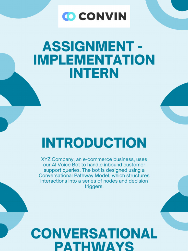Implementation Intern Assignment | PDF