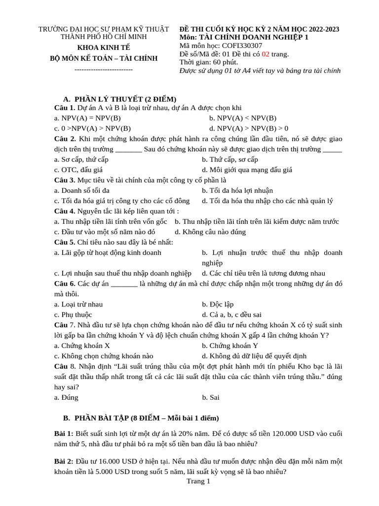 TCDN1 - de 1 - CK - 22 - 23 | PDF