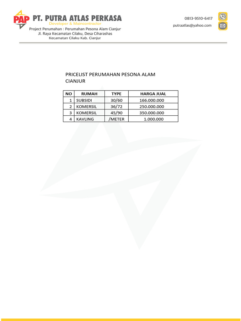 PRICELIST | PDF