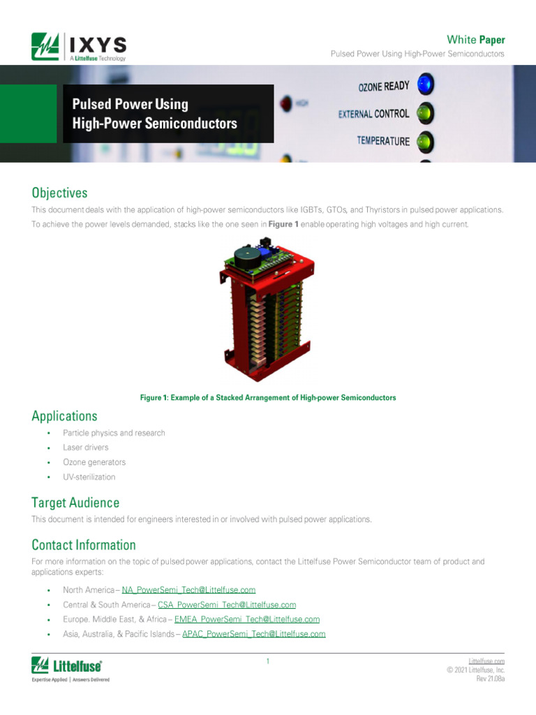 Littelfuse Pulsed Power Using High Power Semiconductors en White Paper ...