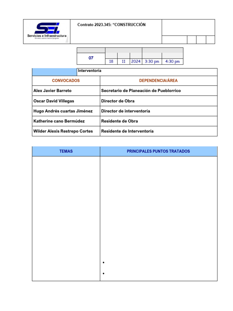 Acta de Comite N°7 18-11-2024 | PDF
