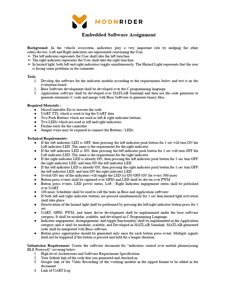 EmbeddedSoftware Assignment | PDF | Computer Architecture | Computing