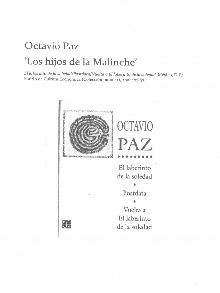 Paz - Los Hijos de La Malinche | PDF