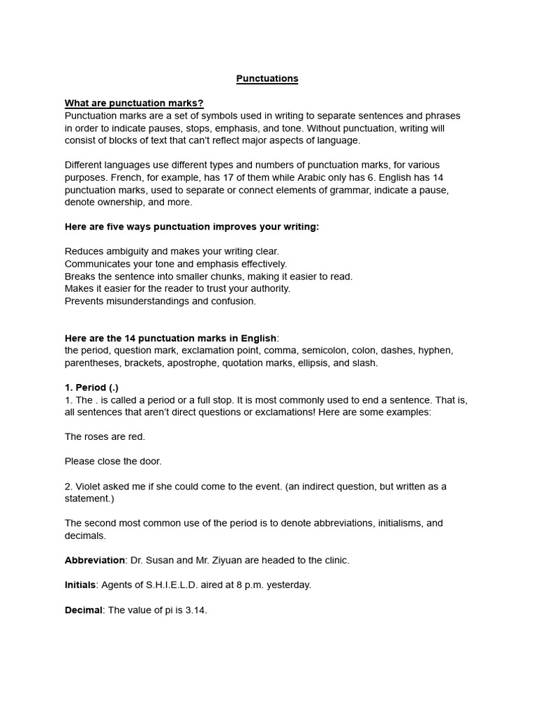 Punctuations and It's Uses (3) | PDF | Ellipsis | Punctuation