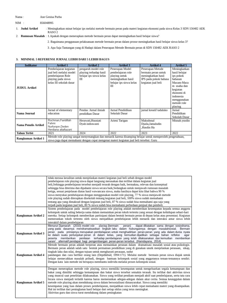 Karil ane genisa purba (1) | PDF