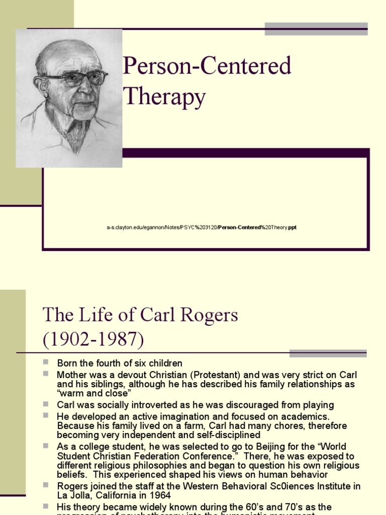 Person-Centered Therapy PPT 02 | PDF | Humanistic Psychology ...