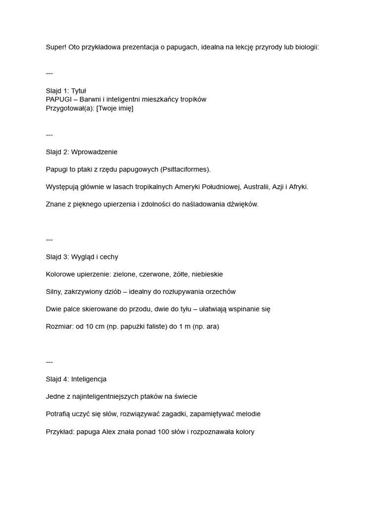 Papugi | PDF