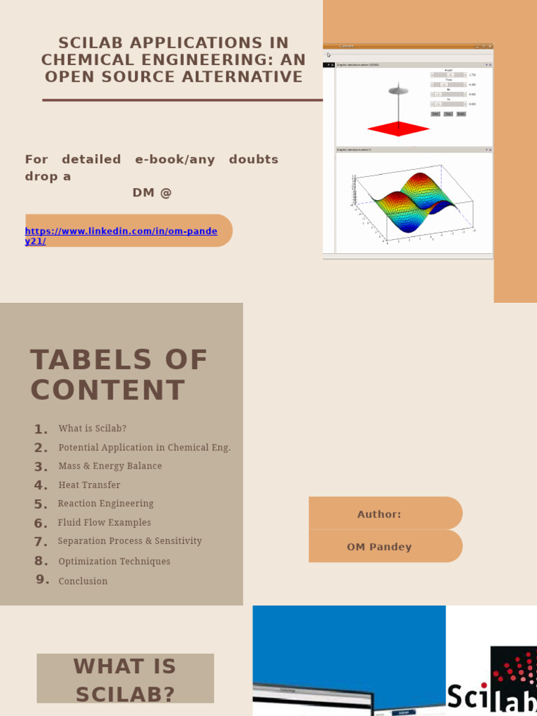 Scilab Chemical Engineering Applications | PDF | Heat | Thermal Conduction