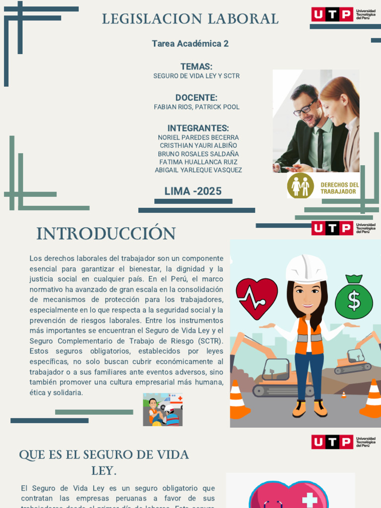 TA2 NorielParedes-Grupo2 | PDF | Seguro | Derecho laboral