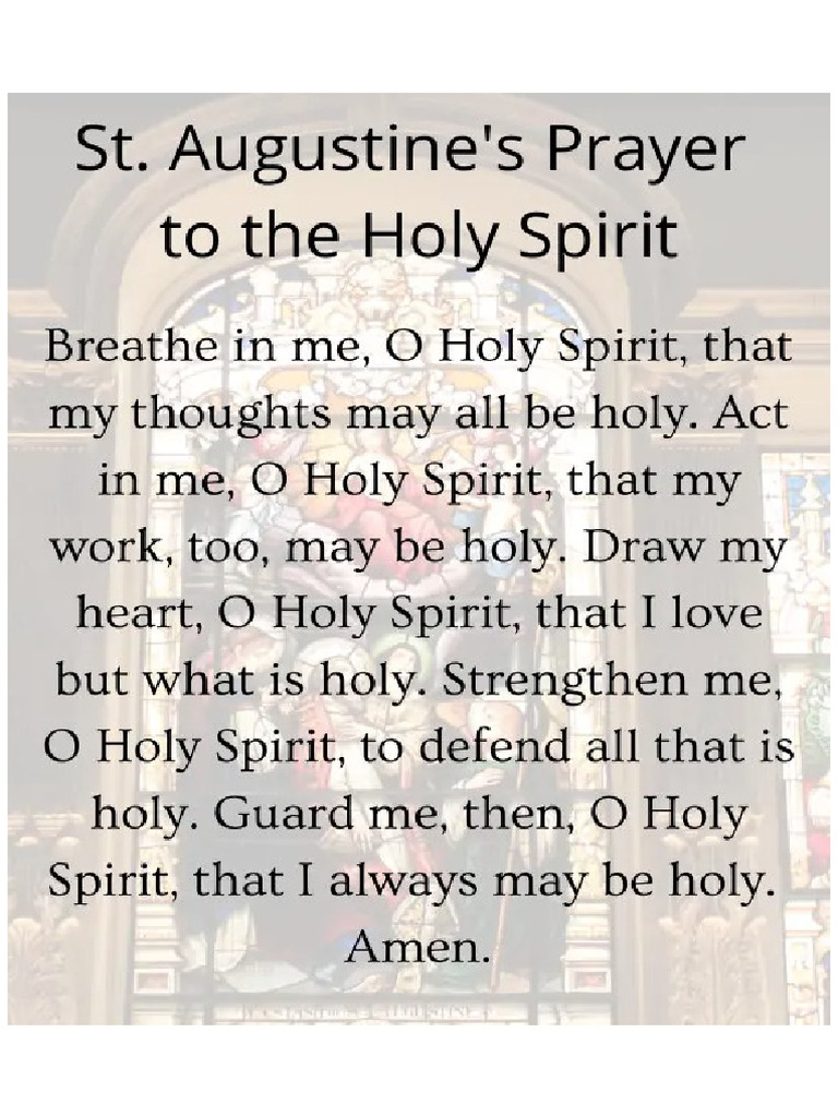 Prayer To - Holy Spirit | PDF