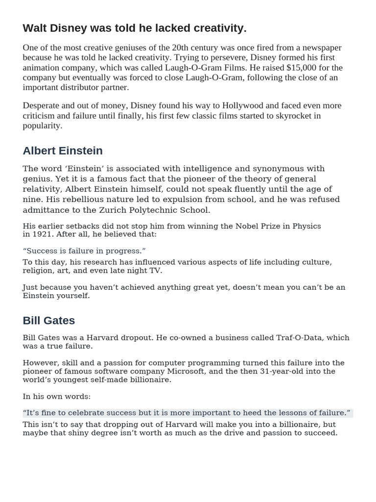 Success Stories Pdf