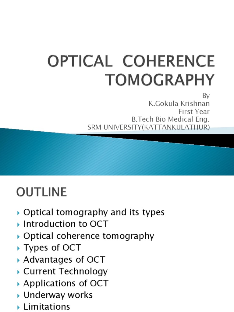 Optical Coherence Tomography | PDF | Interferometry | Optics
