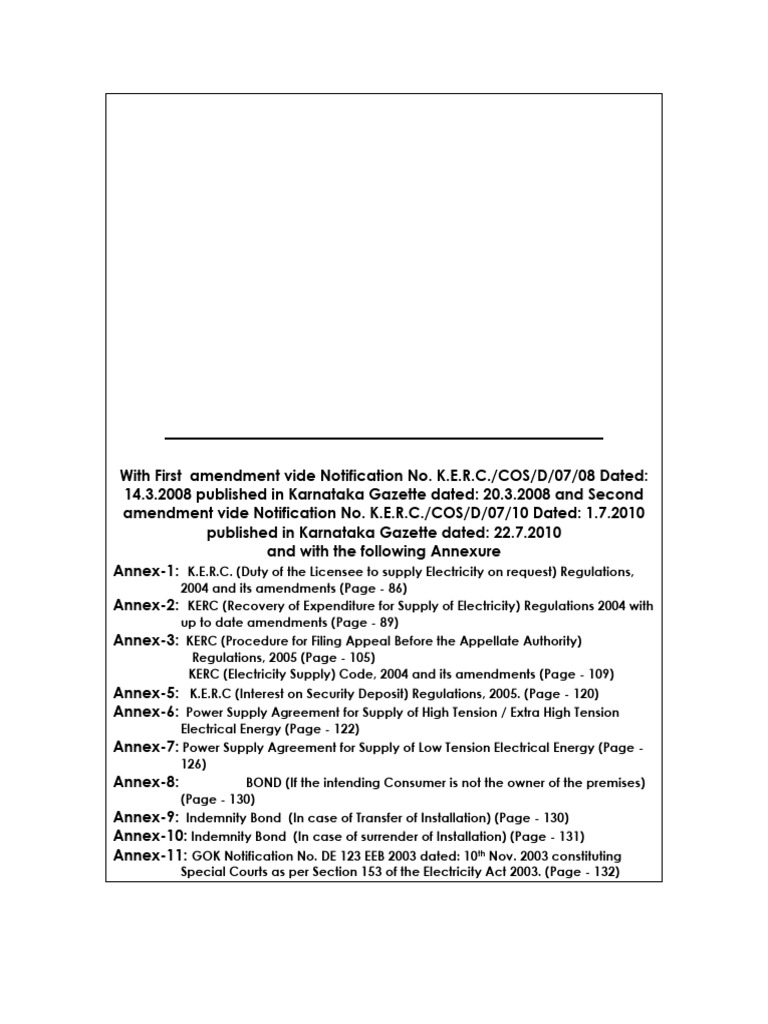 KERC (ConditionsofSupplyofElectricitywithIandIIAmendments) - Merged ...
