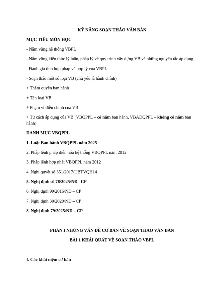 K Năng So N TH o Văn B N | PDF