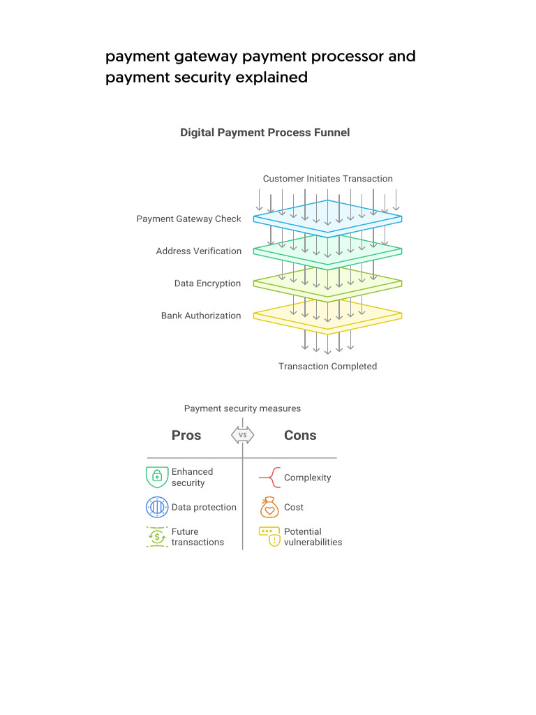 Payment Gateway Payment Processor and Payment Security Explained | PDF ...