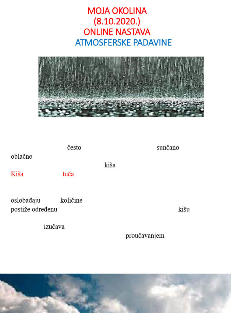 Atmosferske Padavine | PDF