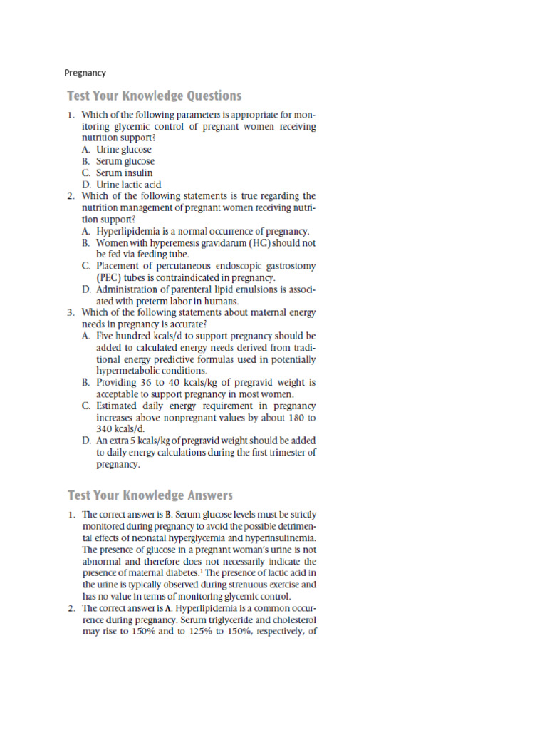 Test Ur Knowl Part3 & 4 | PDF