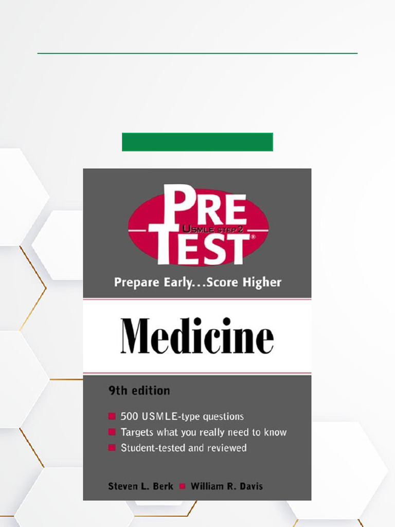 Get Medicine PreTest Self Assessment and Review, 9th Edition Best ...