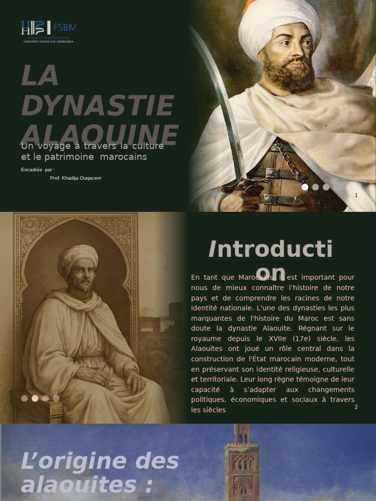 Histoire de la dynastie alaouite au Maroc | PDF | Maroc