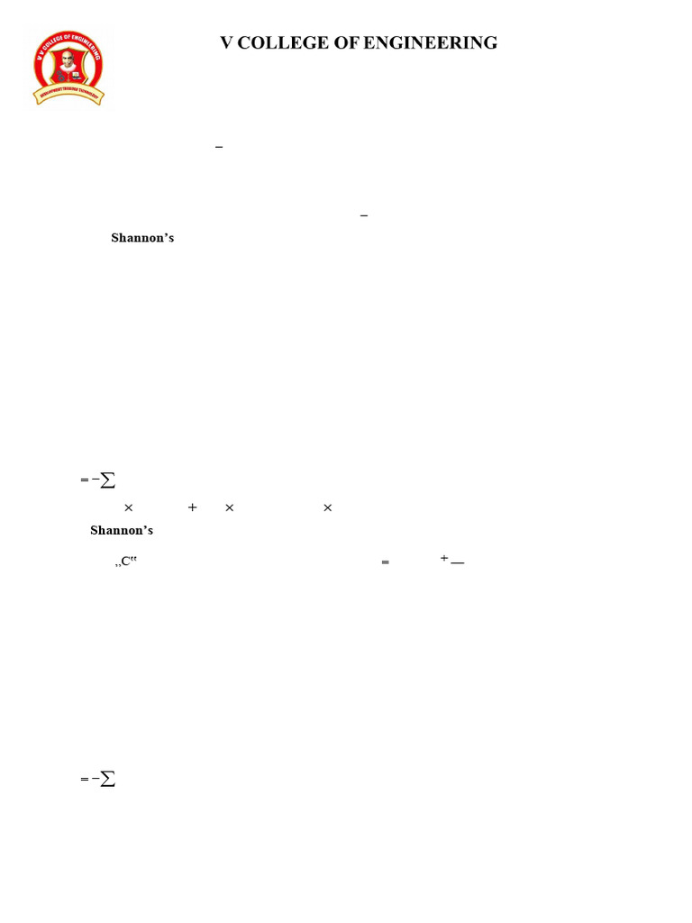 Ec8501-Digital Communication Question Bank Two Marks With Answer | PDF | Information And ...