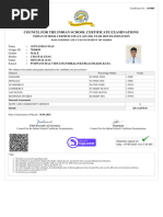 ICSE Class 10 Marksheet Details 2021 | PDF | Educational Stages ...