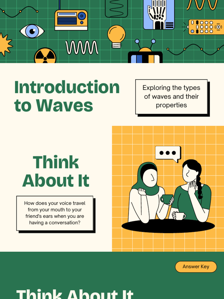 Introduction To Waves Education Presentation in 0 Green Style | PDF ...