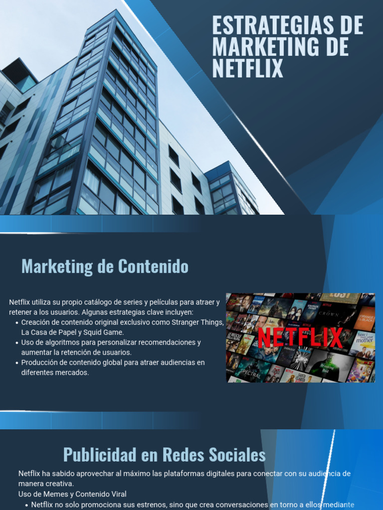 Presentacion Netflix | PDF | Netflix | Medios de comunicación en masa