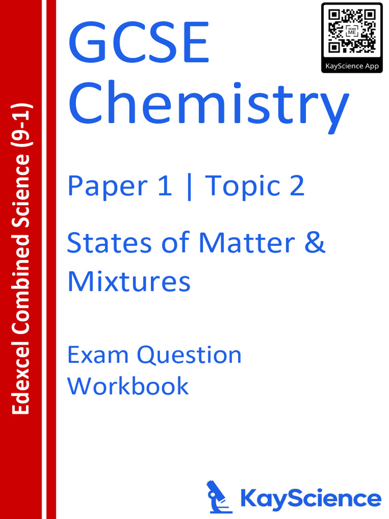Edexcel GCSE Chemistry: States of Matter | PDF | Filtration ...