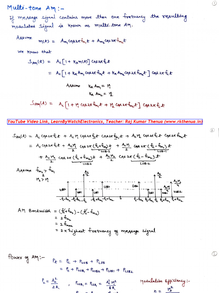 14 Multitone AM | PDF