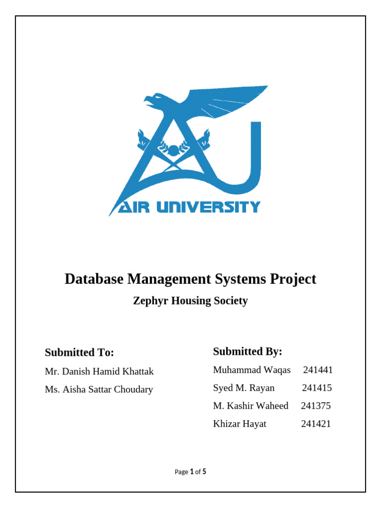 Database Management Systems Project | PDF | Payroll | Databases