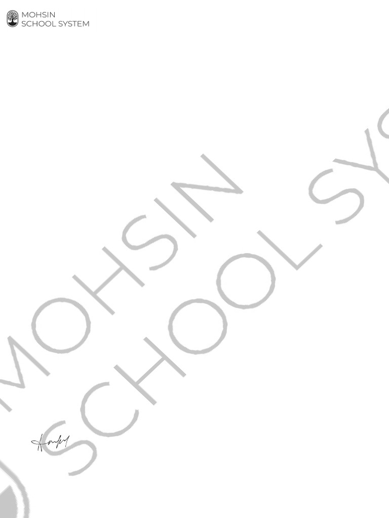 Mohsin - School - Certificate (1) - Watermark | PDF