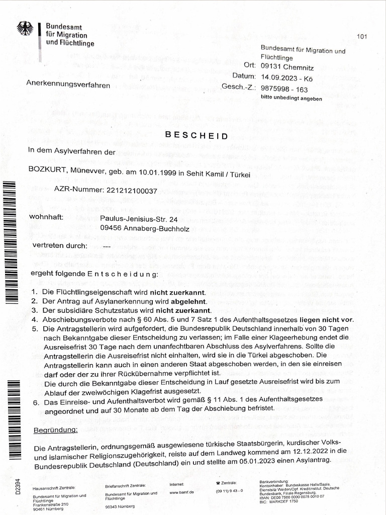 Bescheid | PDF
