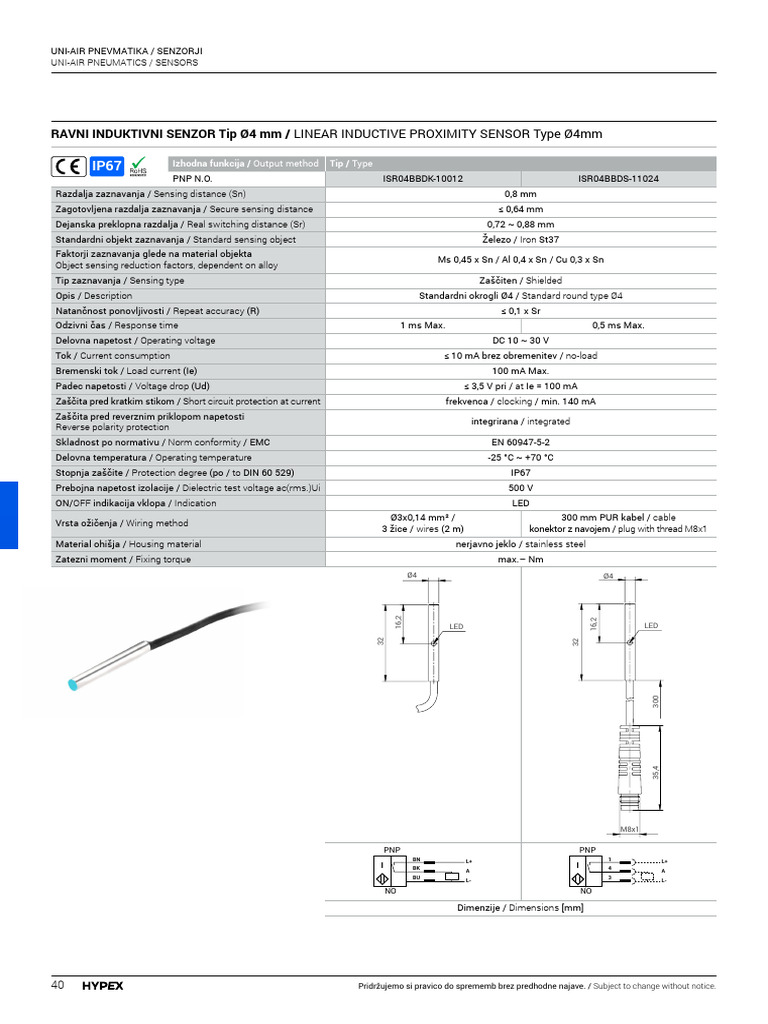 Hypex Katalog 10 Uni-Air Pneumatics2021-InD SENZORJI 42-53 | PDF