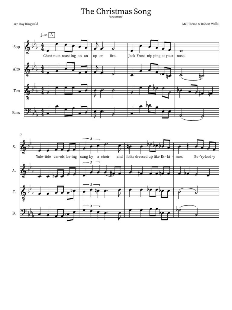 The Christmas Song Lyrics | PDF | Christmas