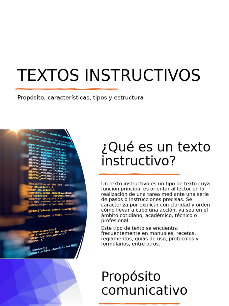 TEXTOS INSTRUCTIVOS | PDF | Té | Aprendizaje