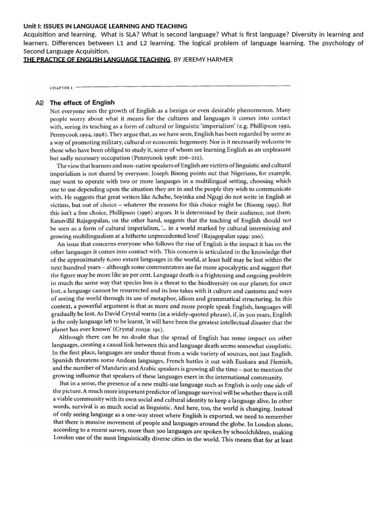 Language Learning and Teaching Insights | PDF