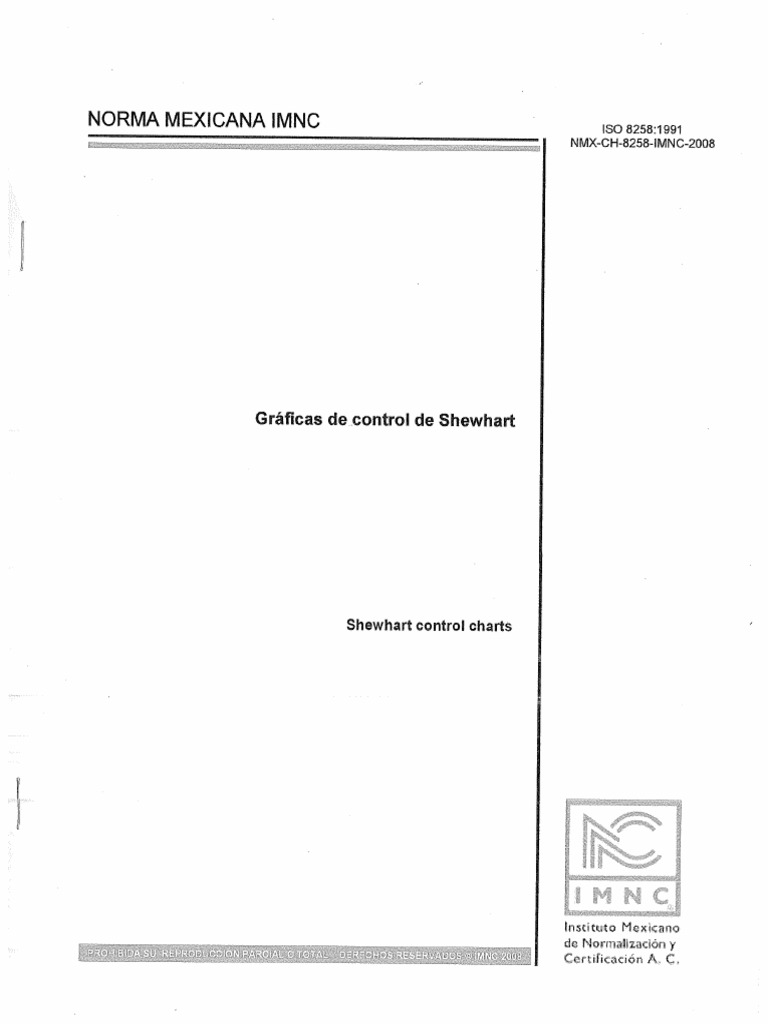 NMX CH 8258 Imnc 2008 | PDF