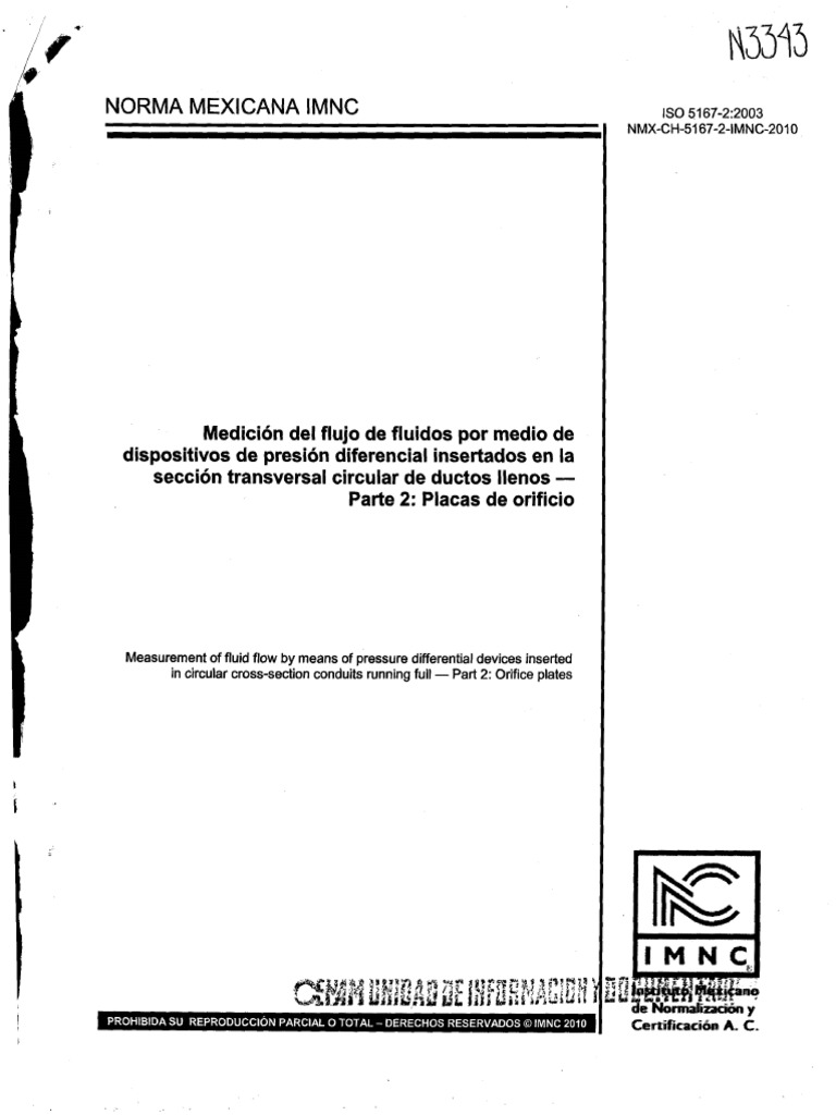 NMX CH 5167 2 Imnc 2010 | PDF