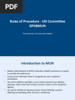 Official MUN Rules of Procedure WiseMee ROP | PDF | Government | Group ...