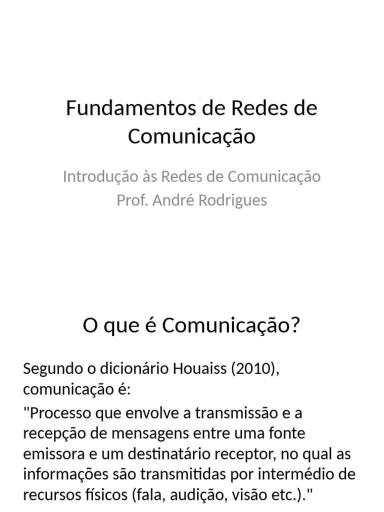 Fundamentos de Redes | PDF