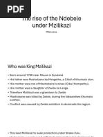 Mfecane Theory: Historical Critique | PDF | Zulu Kingdom | Orange Free ...