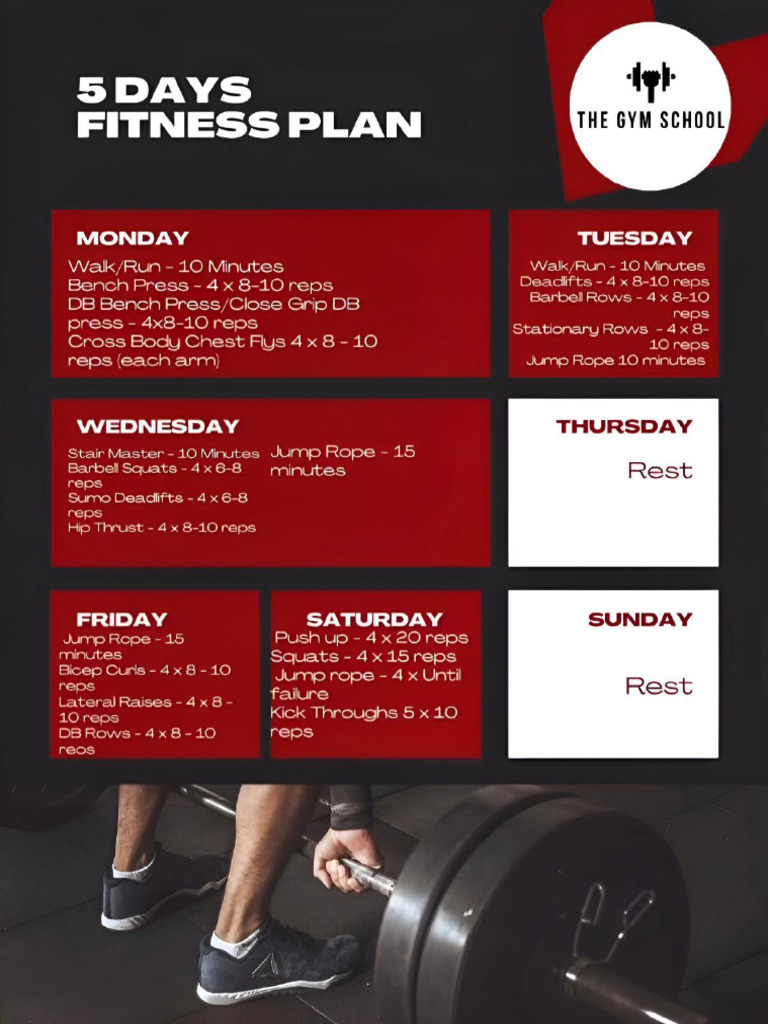 FST-7 5 Day Workout Plan | PDF