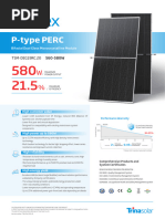Datasheet Trina 710w | PDF | Photovoltaics | Solar Panel